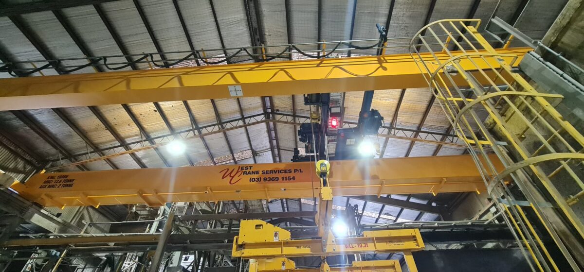 13 Tonne Double Girder Overhead Crane – West Crane Services